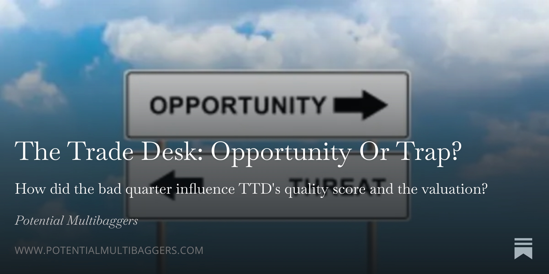 The Trade Desk: Opportunity Or Trap? - by Kris